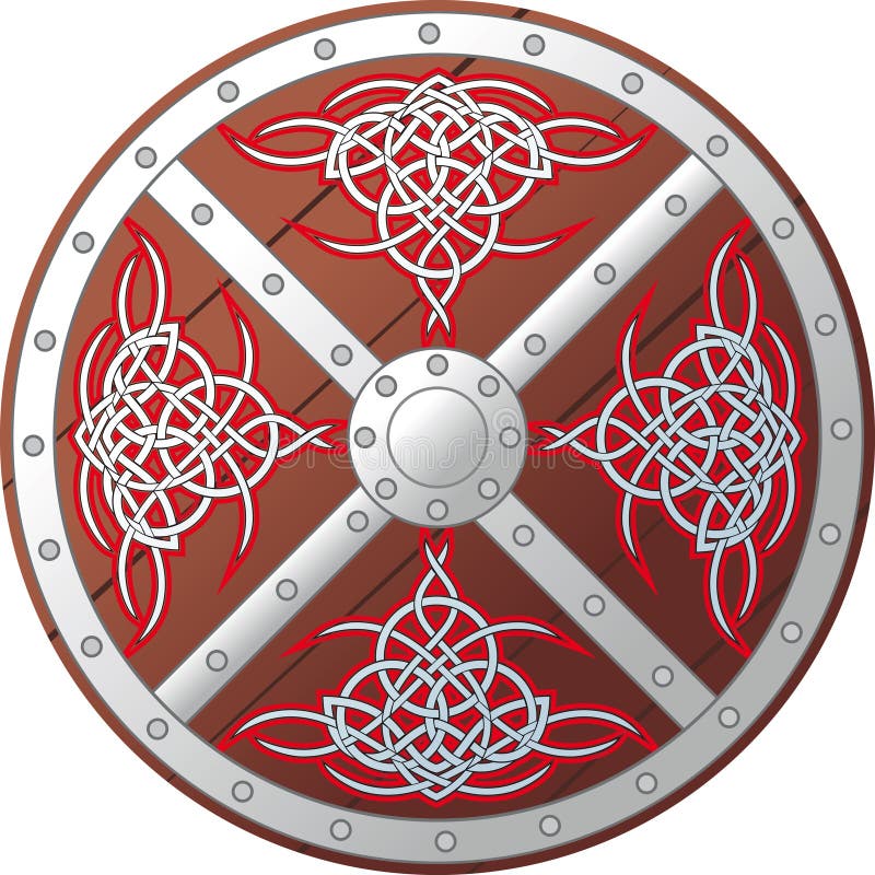 Ornate Celtic Arc and Round Border Stock Vector - Illustration of ...