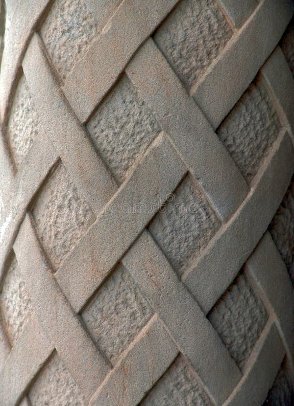Ornate cement column stock image. Image of wrap, wrapped - 2163711