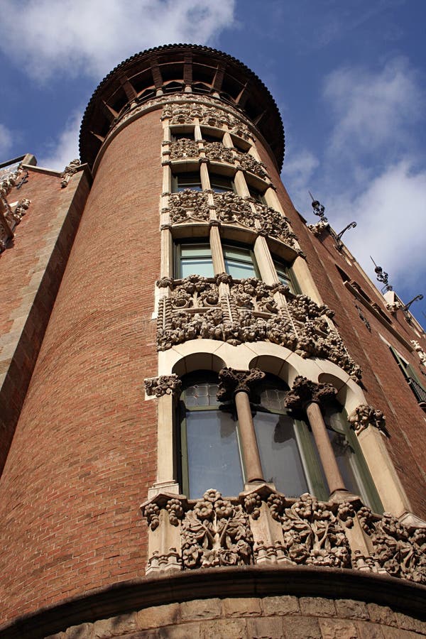 Ornate Church Windows, Barcelona Spain Stock Image - Image of barcelona ...