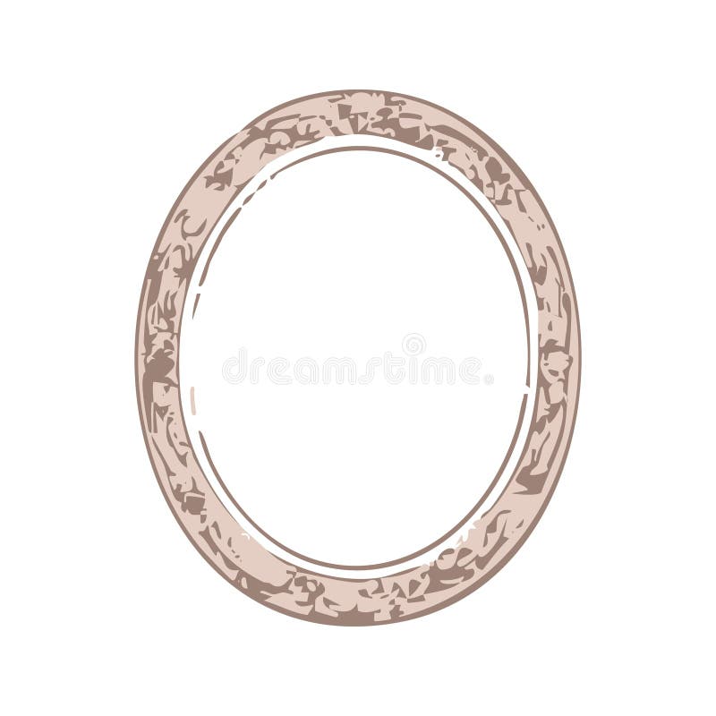 Ornate Circular Frame with Intricate Patterns. Vintage Design Element ...
