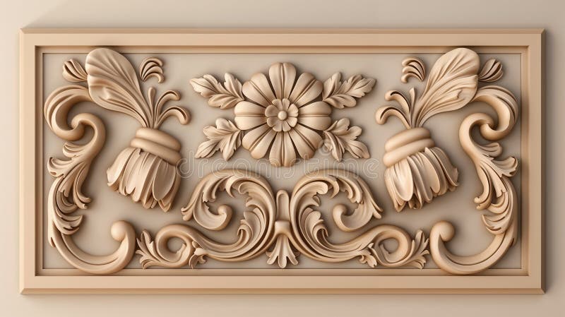 Ornate Classical Bas-Relief. a Stunning Array of Bas-relief Elements ...