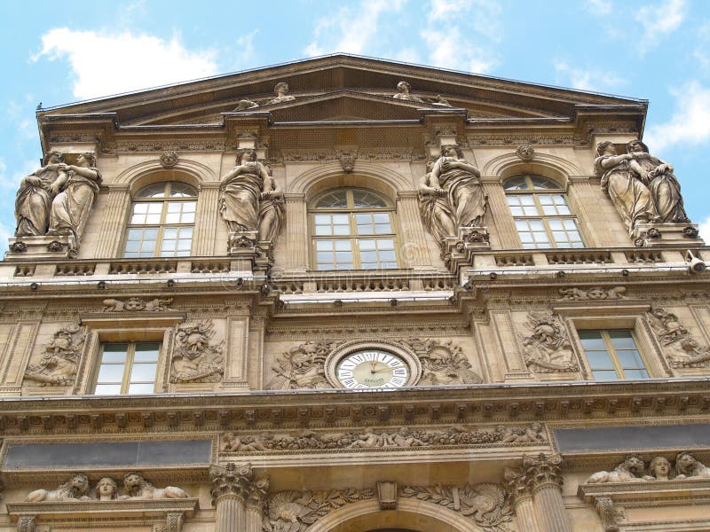 Ornate Classical French Building Facade Editorial Photography - Image ...