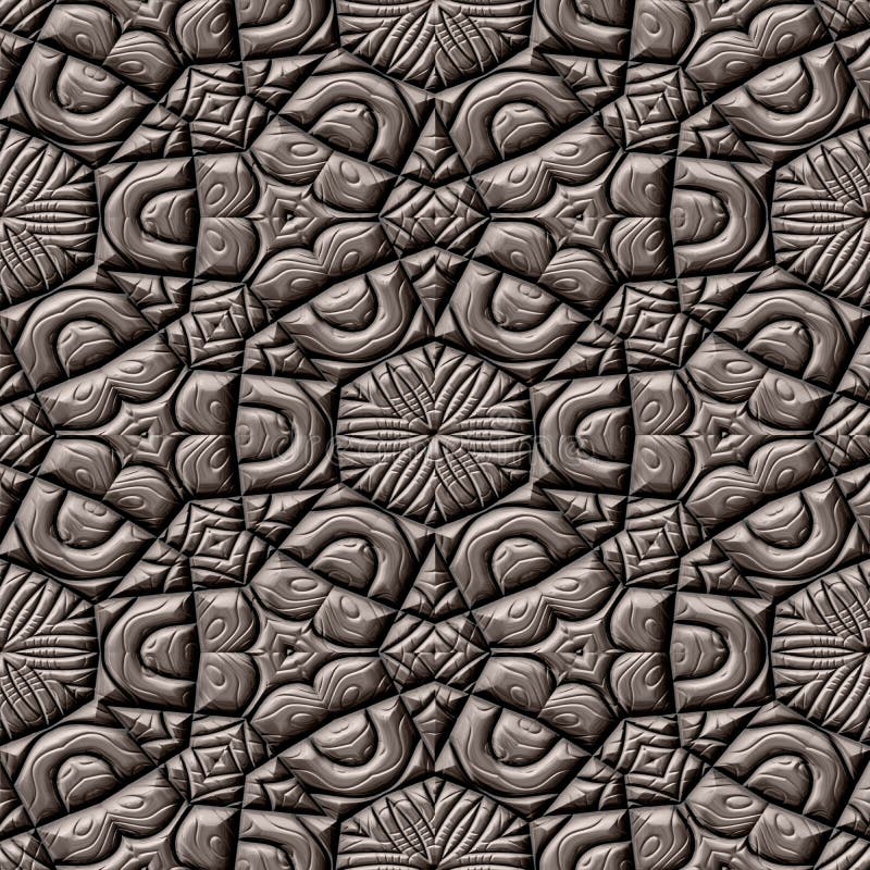 Ornate Cobble Stone Pavement Texture Stock Illustration - Illustration ...