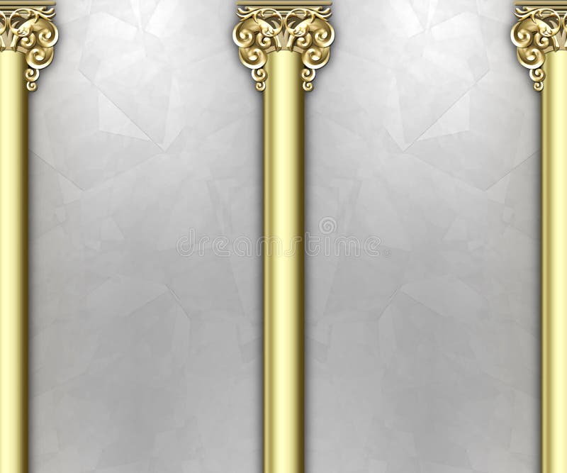 Ornate column background stock illustration. Illustration of luxurious ...