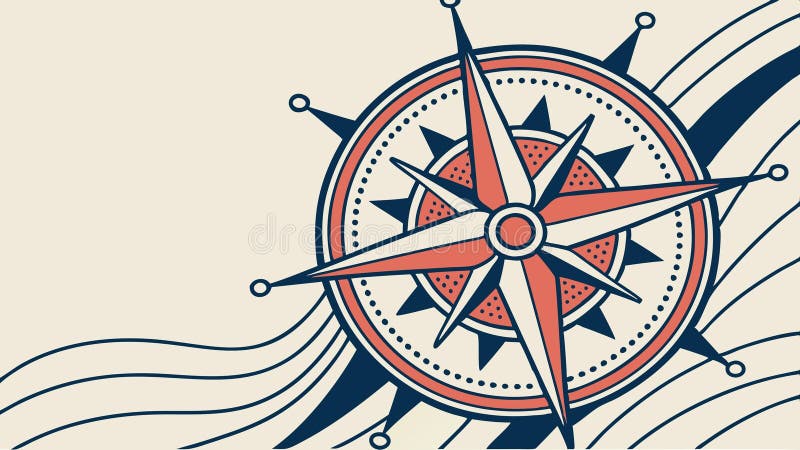 Ornate Compass Rose Design Element for Nautical and Vintage Themes ...