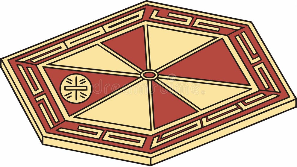 Ornate Compass Rose on Geometric Tile, Vintage Map Element, Vector ...