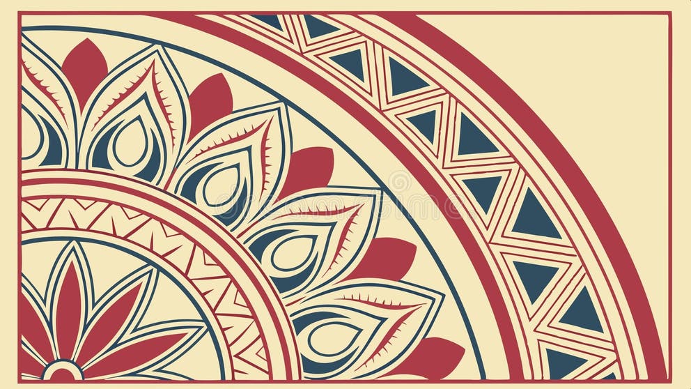 Ornate Corner Pattern, Decorative Design Element Vector Design Generative AI Stock Illustration ...