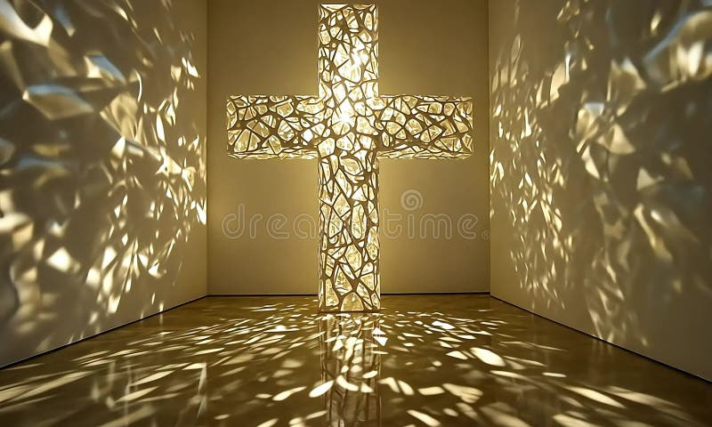 Ornate Cross, Light and Shadow Stock Footage - Video of sculpture ...