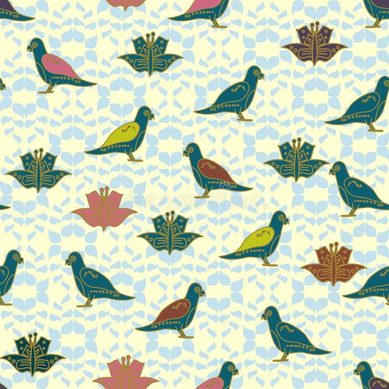 Bold Fun Pattern Birds Stock Illustrations – 14 Bold Fun Pattern Birds ...