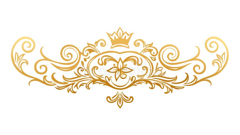 Ornate Decorative Border or Divider Illustration, Vector Design ...