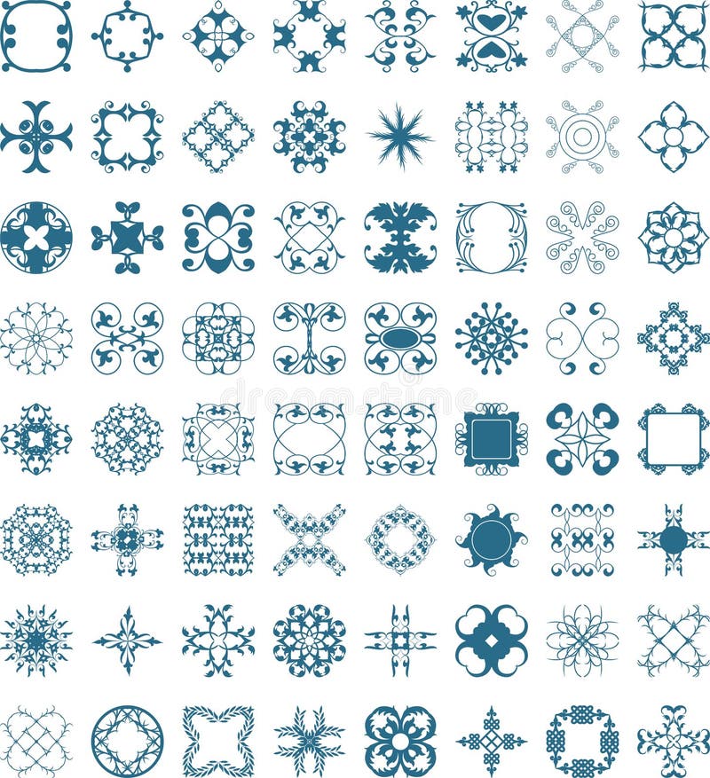 Ornate designs stock vector. Illustration of abstract - 2536492