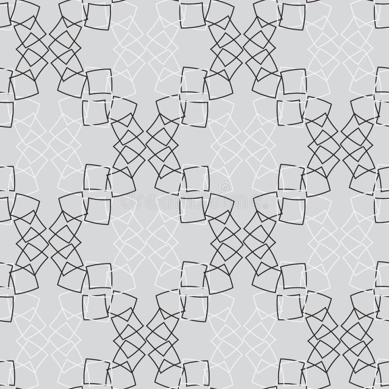 Ornate Diamond Pattern. Seamless Vector Stock Vector - Illustration of ...