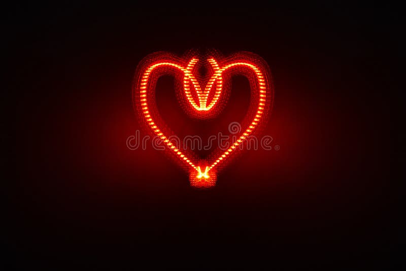 Ornate electric heart stock photo. Image of color, glow - 17911918