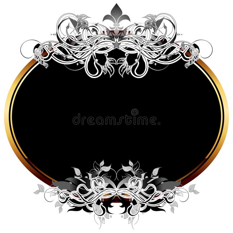 Ornate frame stock vector. Illustration of elegance, shape - 16537210
