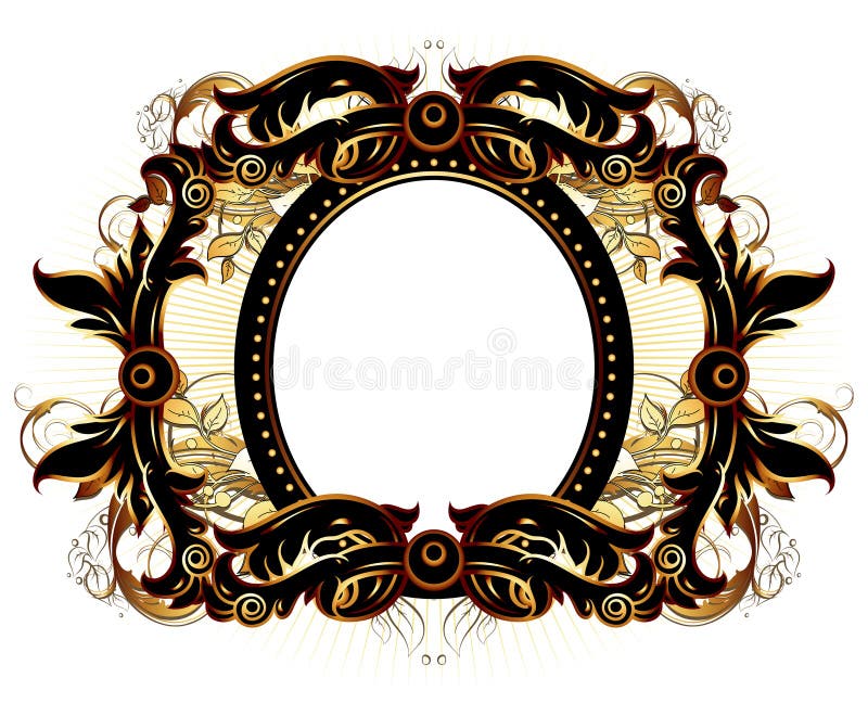 Ornate frame stock vector. Illustration of decoration - 20381040