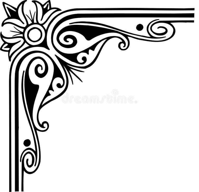 Oriental Ornate Shape Border Stock Illustrations – 8,089 Oriental ...