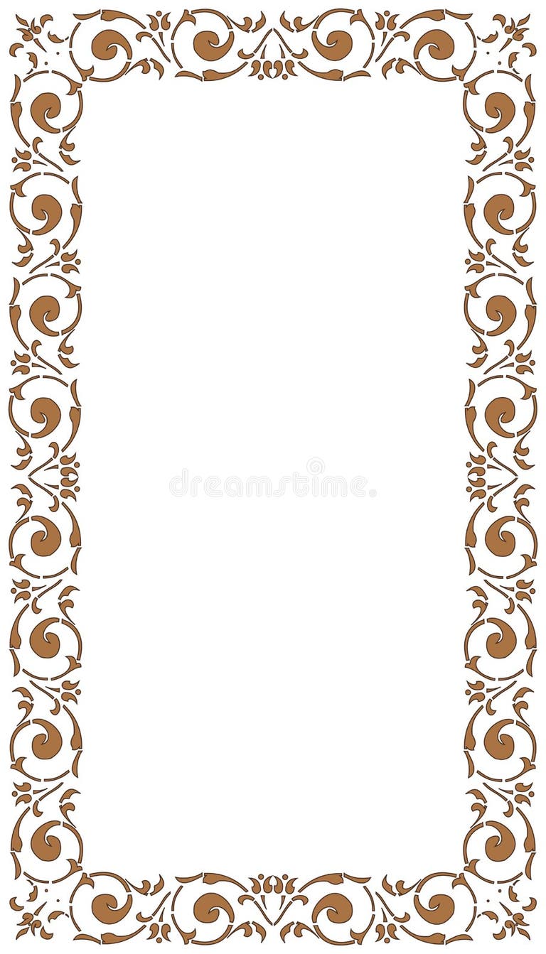 Oriental Ornate Shape Border Stock Illustrations – 8,089 Oriental ...