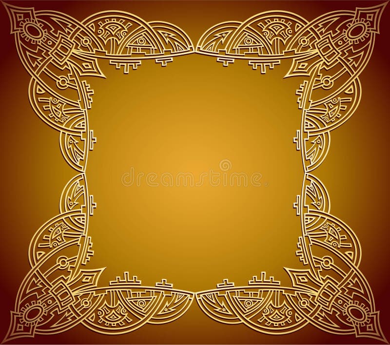 Vintage frame stock vector. Illustration of card, banner - 6949918