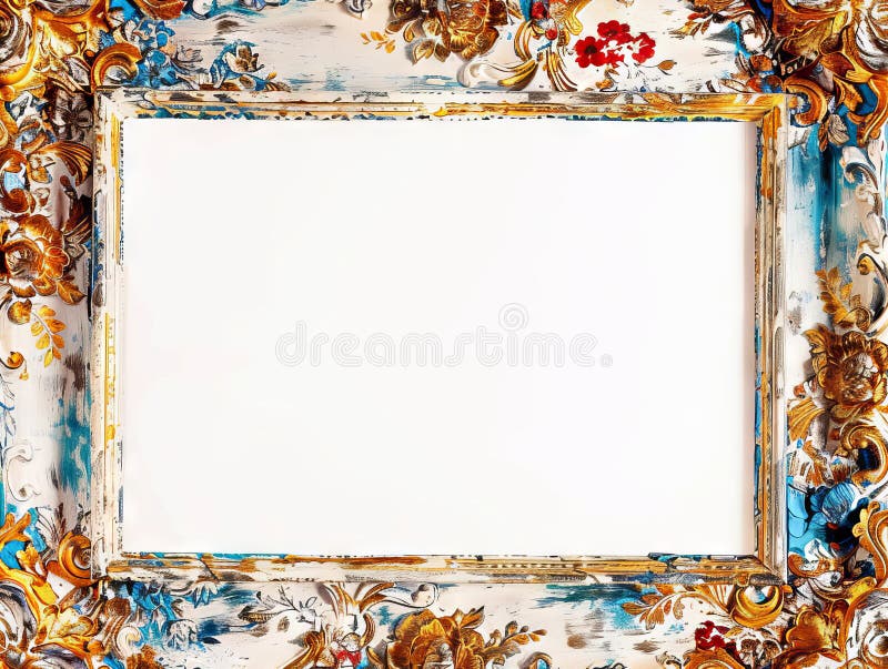 Ornate frame background stock illustration. Illustration of border ...