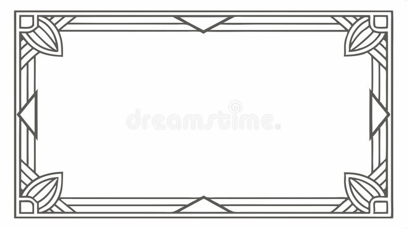 Ornate Frame Border, Decorative Element, Vintage Photo Frame Vector ...