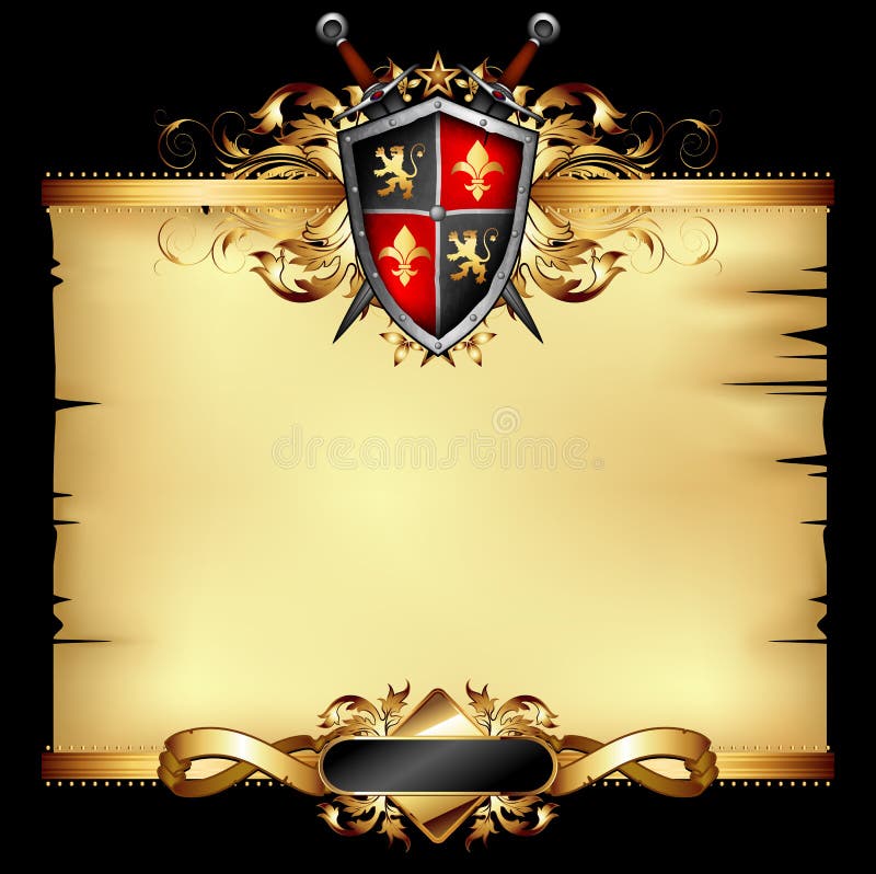 Ornate frame stock vector. Illustration of medieval, decorative - 52426440