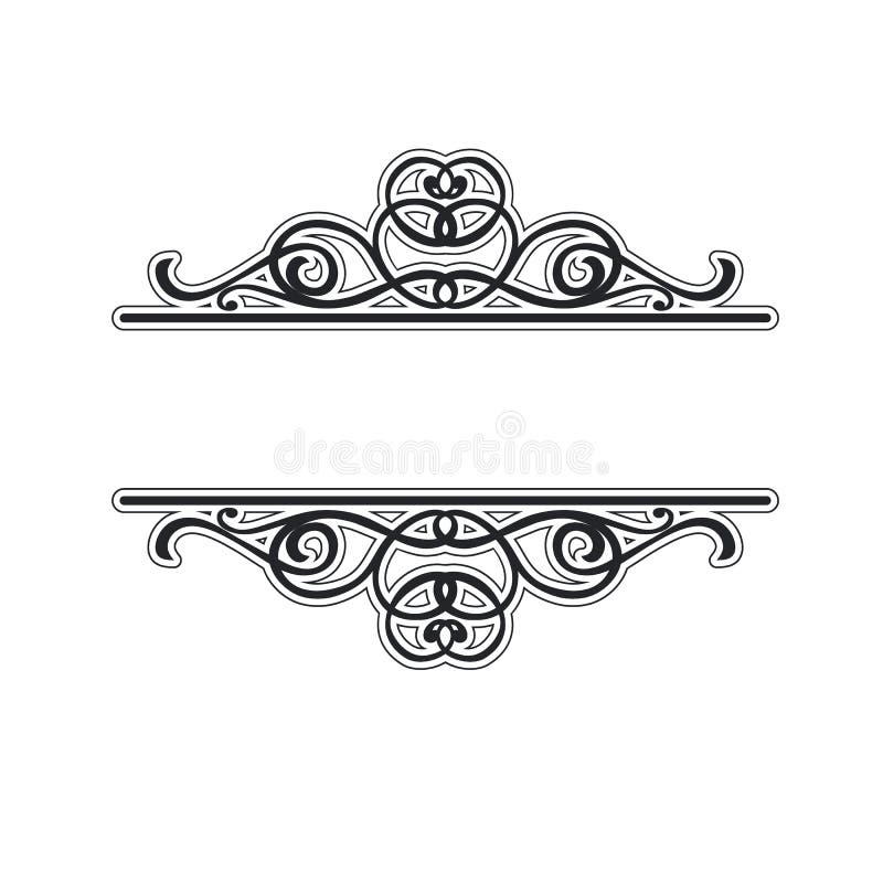 Ornate Frame, Scroll Element. Stock Vector - Illustration of swirl ... Ornate Frame, Scroll Element. Stock Vector - Illustration of swirl ...