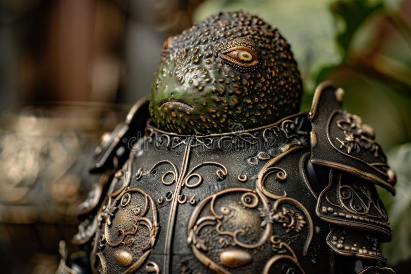 Ornate Frog Figurine with Intricate Patterns Stock Illustration ...