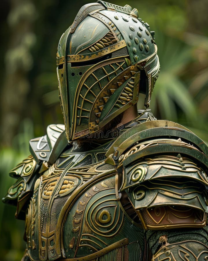 Futuristic Warrior in Uniform, Armed with Gun, 3d Rendering Stock ...