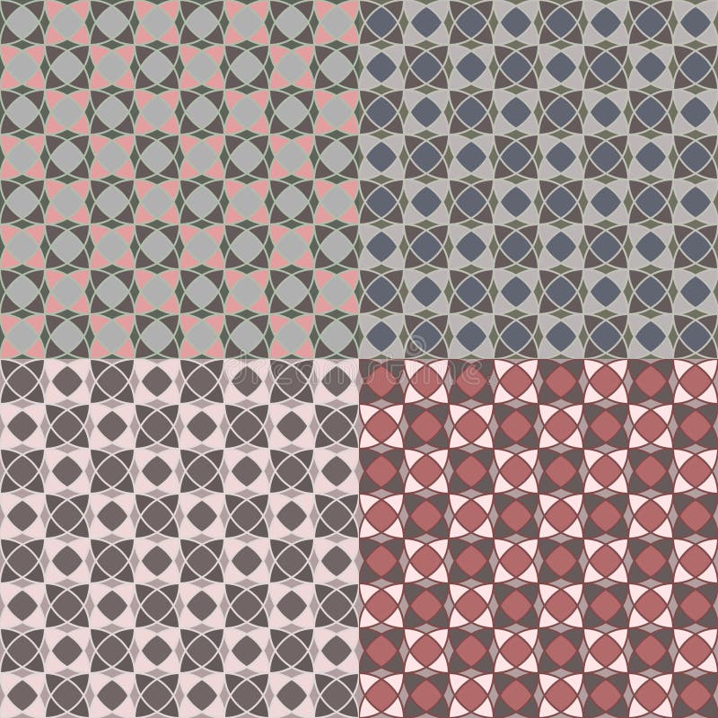 Ornate Geometric Seamless Pattern Stock Vector - Illustration of bloom ...