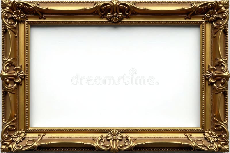 Ornate Gold Baroque Frame, Square, Antique Style , Royal, Baroque Frame ...