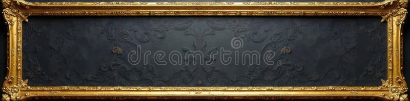 Ornate Gold Rectangle Frame with Subtle Texture , Frame Design, Photo ...