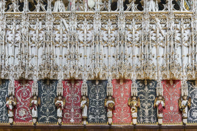 France - Albi - Sainte-Cécile Cathedral Ornate Wall Editorial Image ...
