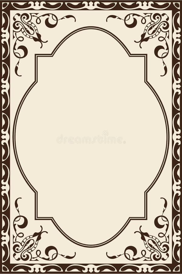 Ornate great page stock vector. Illustration of elegance - 43663982