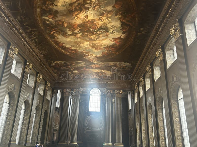 Painted Hall Details from Its Vestibule , Old Royal Naval College ...