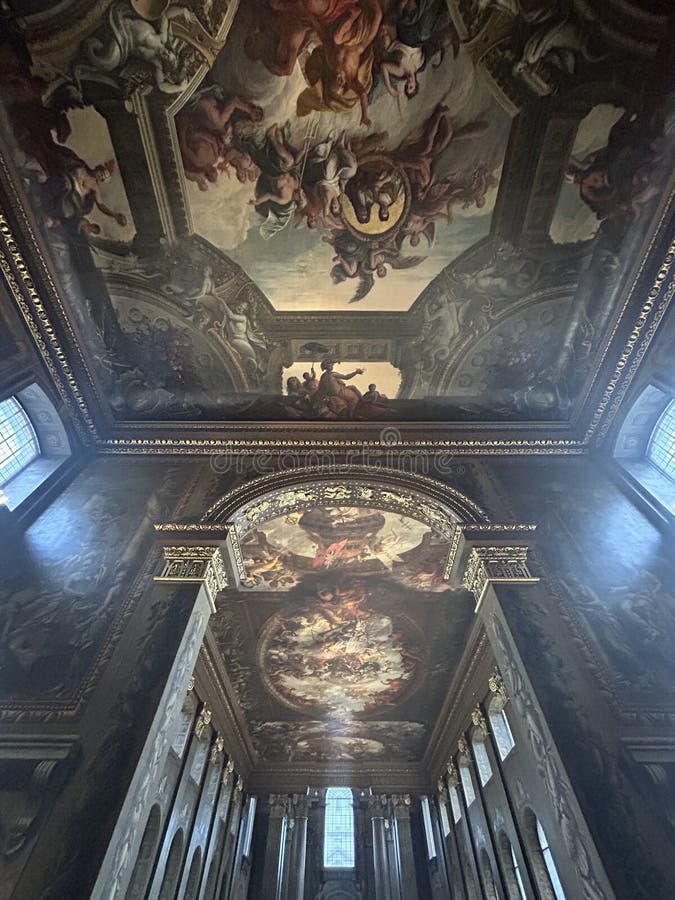 Painted Hall from Its Vestibule , Old Royal Naval College Greenwich ...
