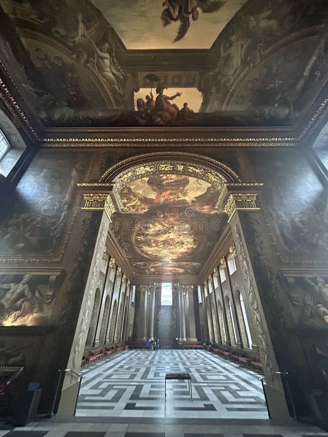 Painted Hall from Its Vestibule , Old Royal Naval College Greenwich ...