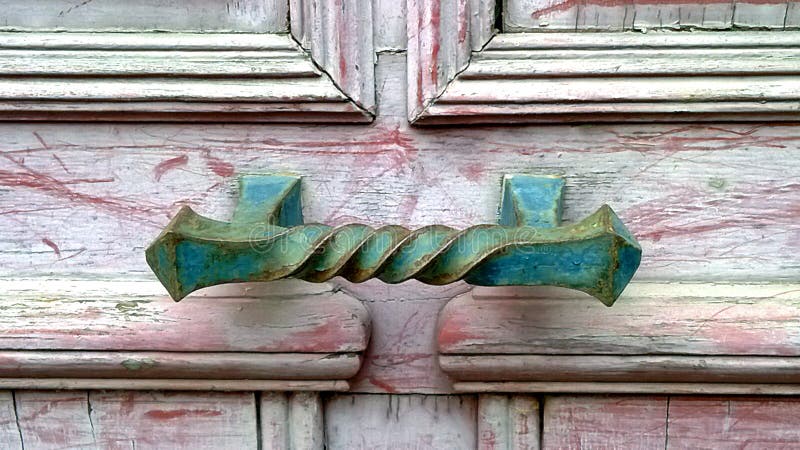 Ornate handle on door stock photo. Image of abstract - 36101220