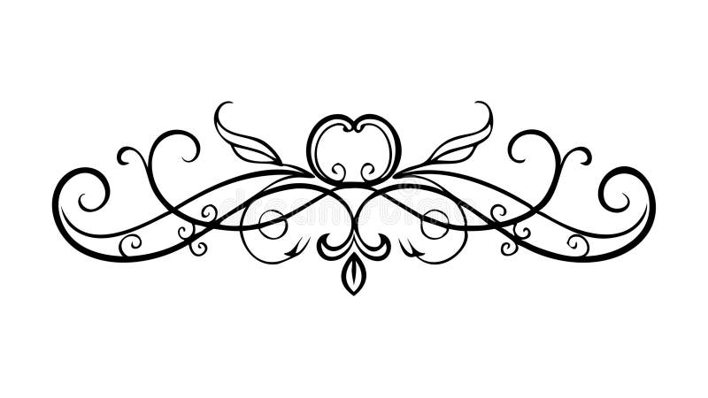 Romantic Decorative Divider Stock Illustrations – 5,521 Romantic ...