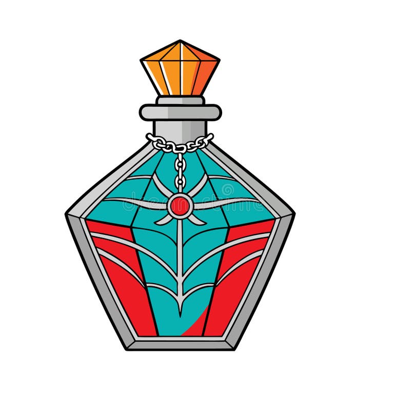 Hexagonal Potion Bottle Stock Illustrations – 20 Hexagonal Potion ...