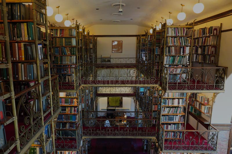 Ornate Interior of a University Library Editorial Image - Image of desk ...
