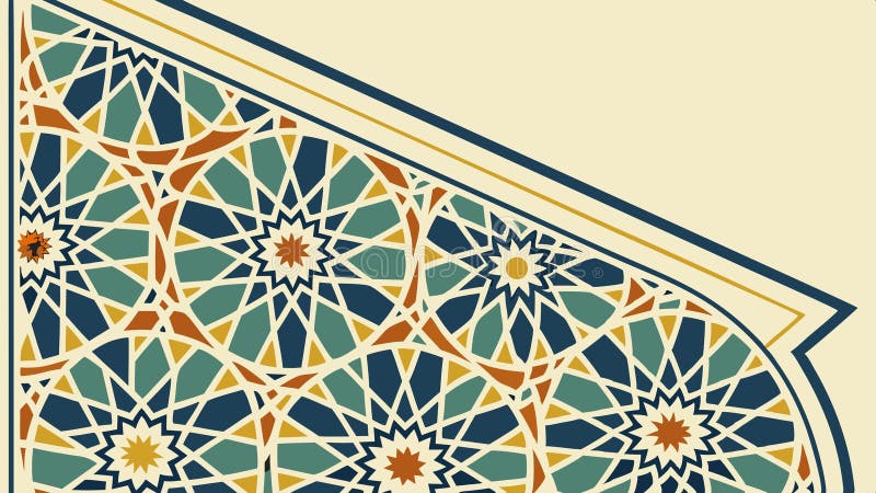 Ornate Islamic Pattern Vector, Decorative Design and Cultural Art ...