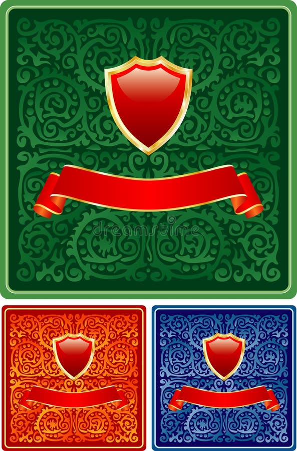 Ornate labels stock vector. Illustration of advertising - 7707416