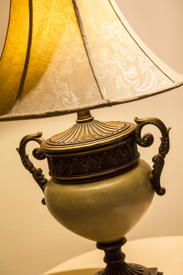 Ornate Lamp stock photo. Image of silk, black, clock, wall - 915378