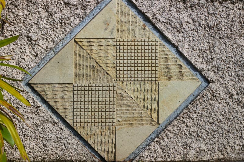 Ornate Light Grey Lattice Design on a Building Facade Stock Photo ...