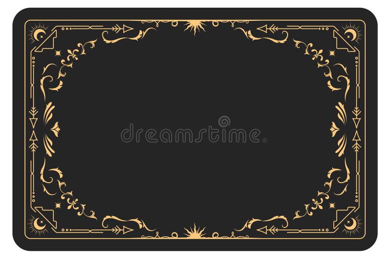 Tarot Cards Border Stock Illustrations – 361 Tarot Cards Border Stock ...