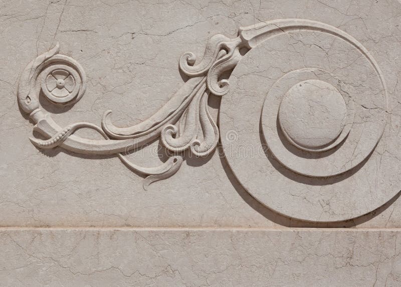 Ornate marble scroll stock image. Image of pattern, italy - 16433285