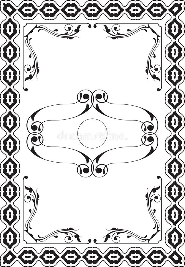 Ornate nice frame stock vector. Illustration of acanthus - 66996853