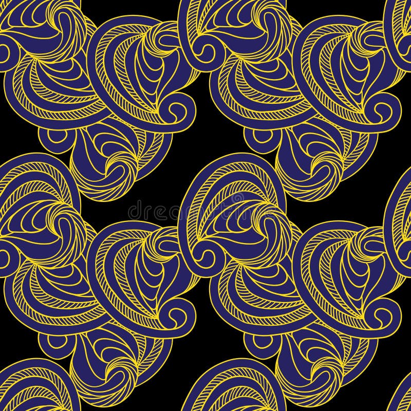 Ornate Pattern Seamless Texture. Vector Illustration/ EPS 8 Stock ...