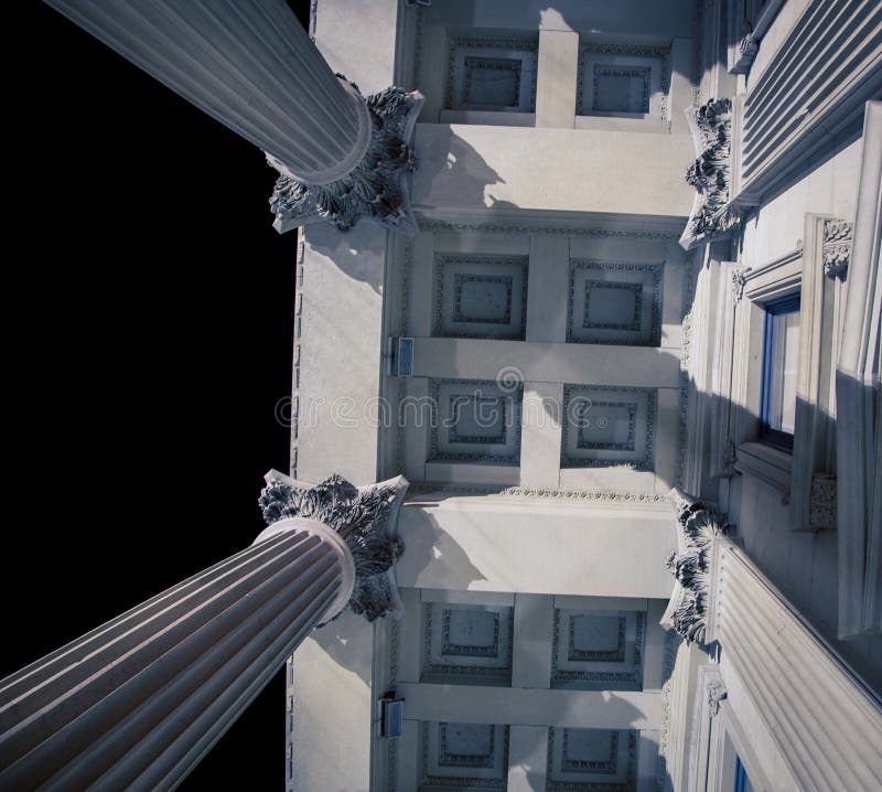 Pillars on a building stock image. Image of pillars - 114085733