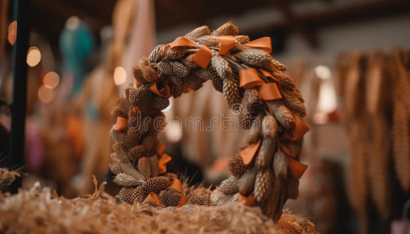 Ornate Pine Cone Decoration Adds Creativity To Winter Celebration ...